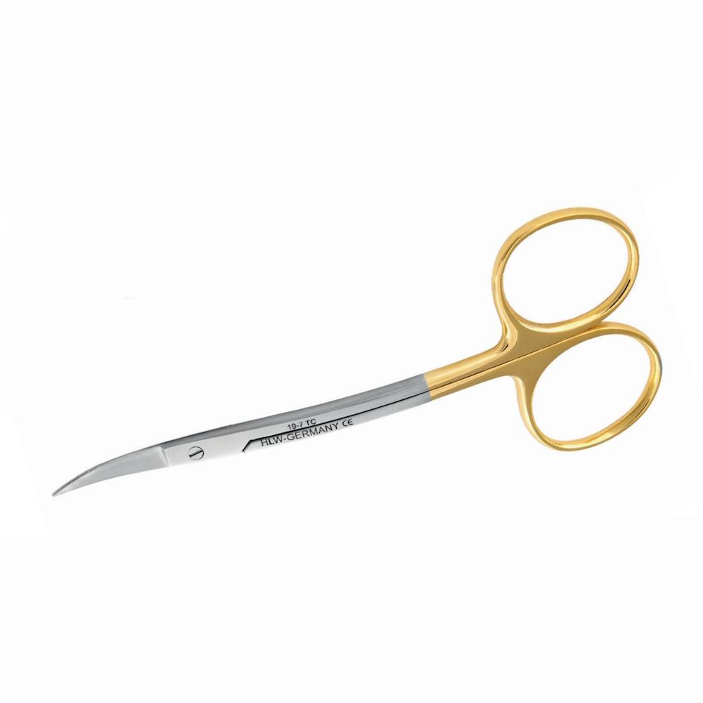 La Grange Scissors 11.5cm Db Curved TC - Trycare
