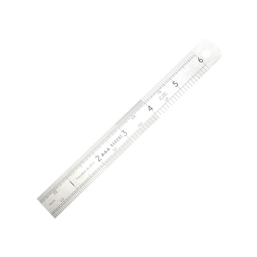 Ruler 6 Inch Stainless Steel - Trycare