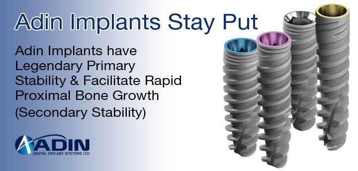 Adin Dental Implant System & Supplies | Trycare, UK